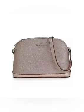 kate spade | Bags | Kate Spade Rose Gold Tinsel Sparkly Dome Crossbody ...